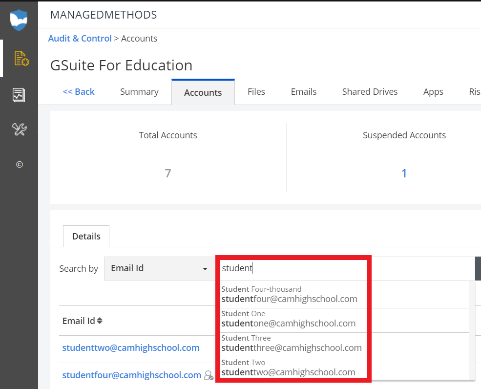Users Search Auto-complete – ManagedMethods