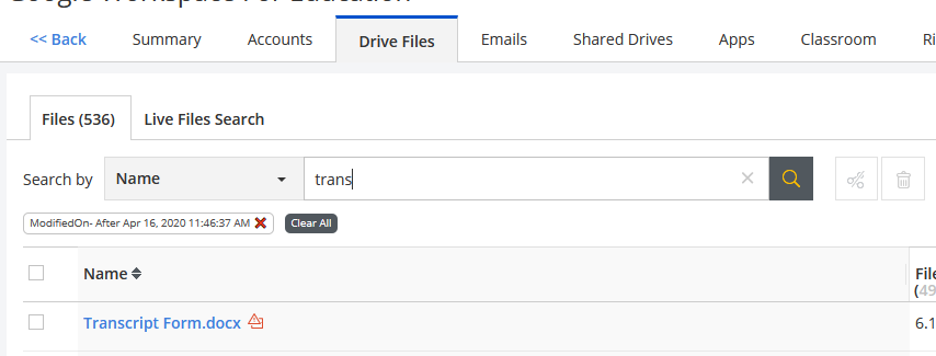 Searching - Files – ManagedMethods