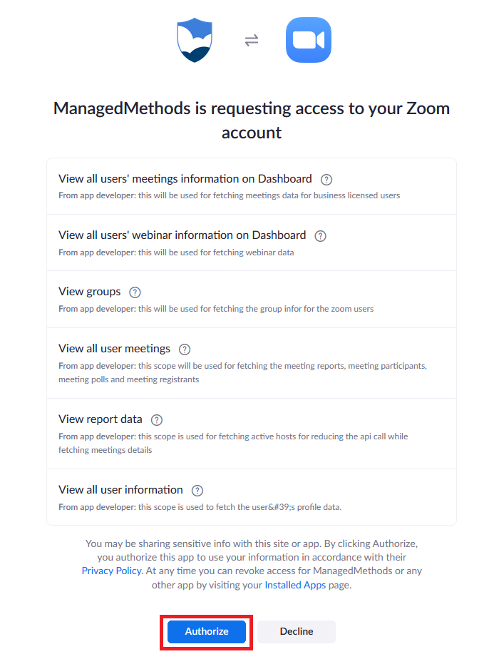 Zoom Setup Guide – ManagedMethods