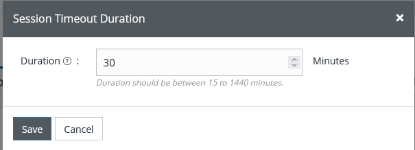 Customize - User Login Timeout Duration – ManagedMethods